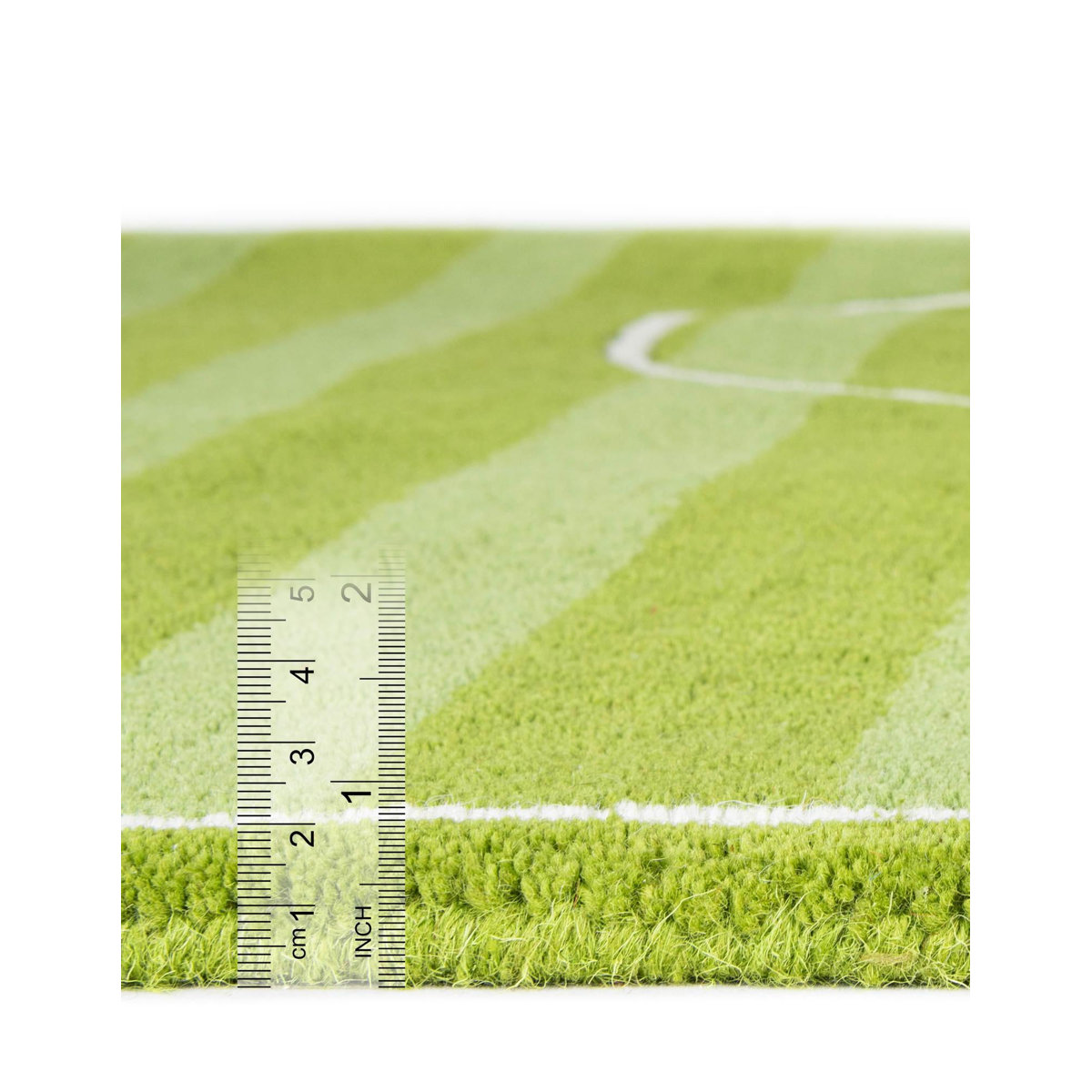 Unique Loom Soccer Field Playtime Kids Wool Rug & Reviews | Wayfair