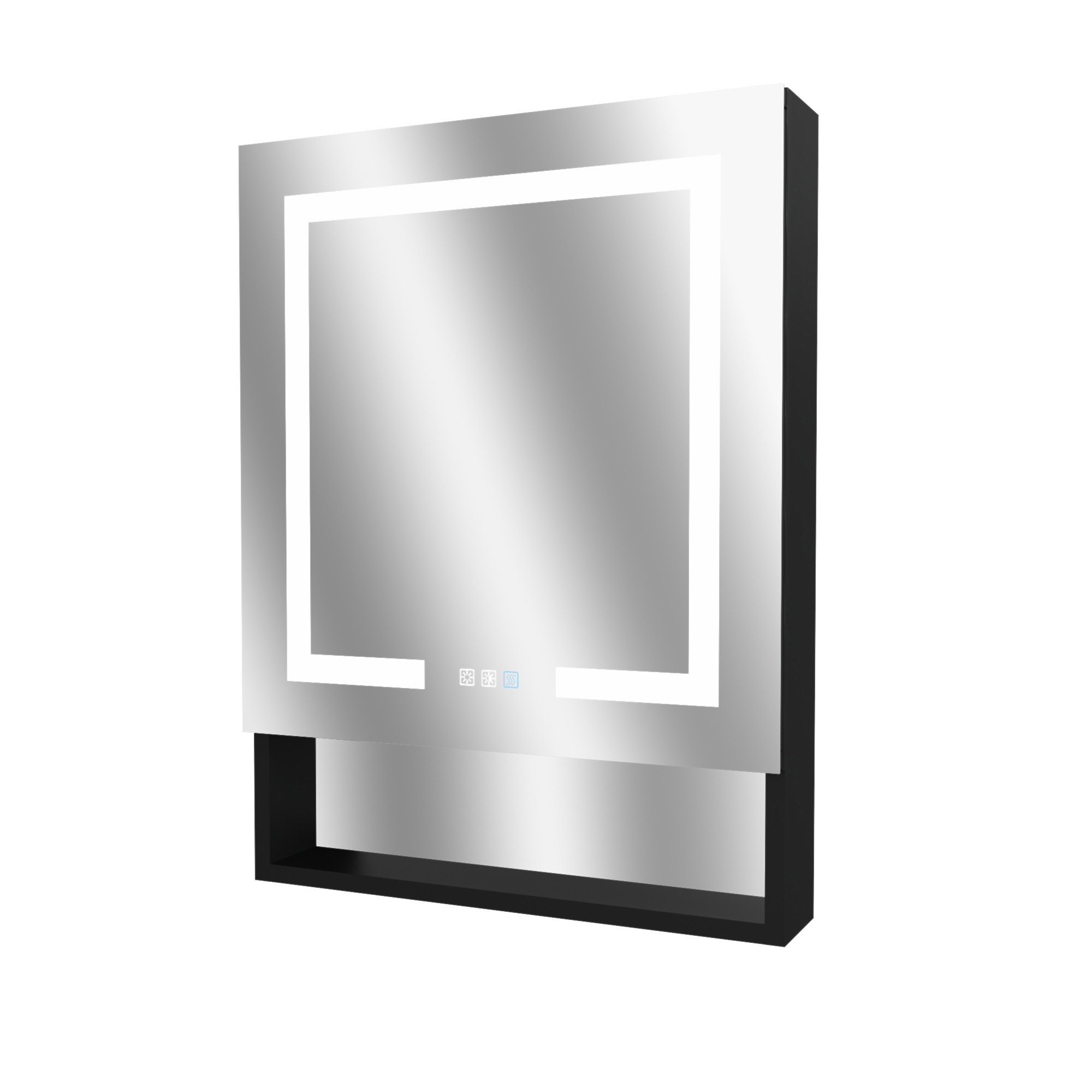 HLILish Lighted Medicine Cabinet 24 X 32 Inch, Recessed Or Surface ...