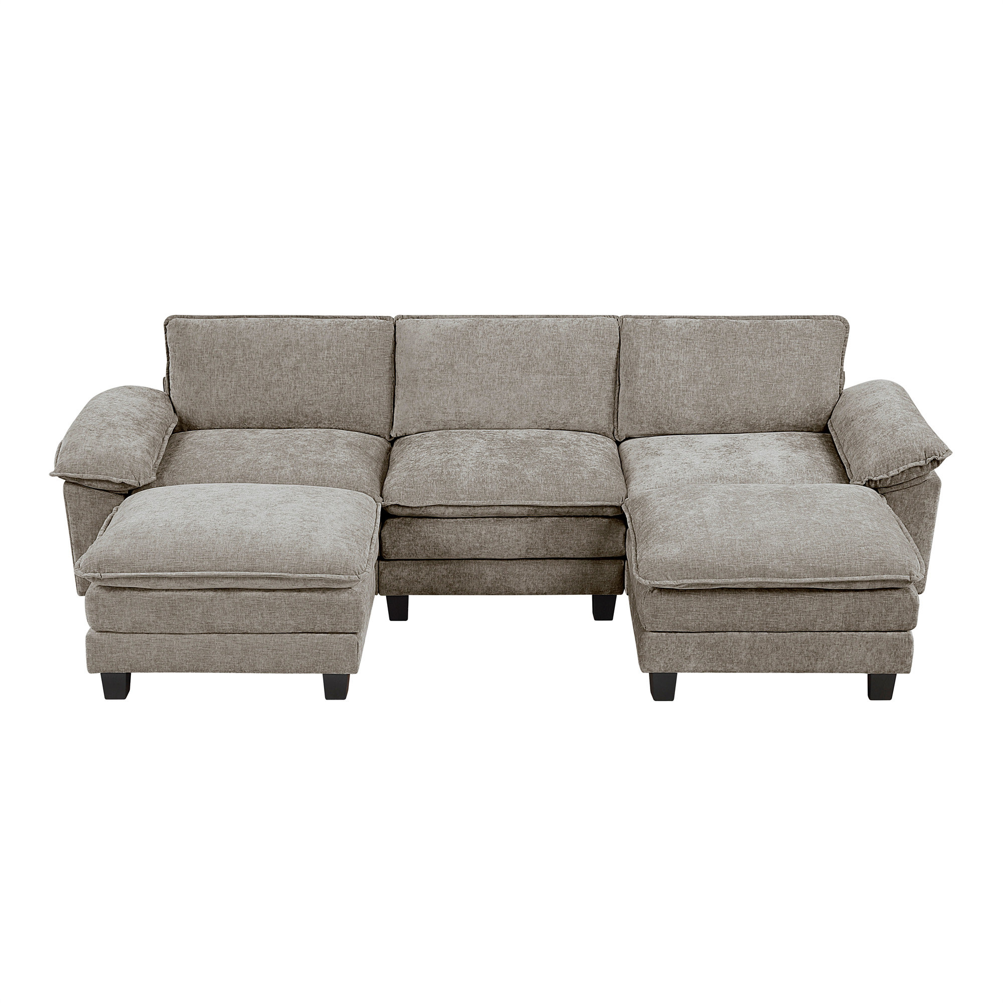 Latitude Run® Modern Contemporary 5-Piece Modular Sectional With ...