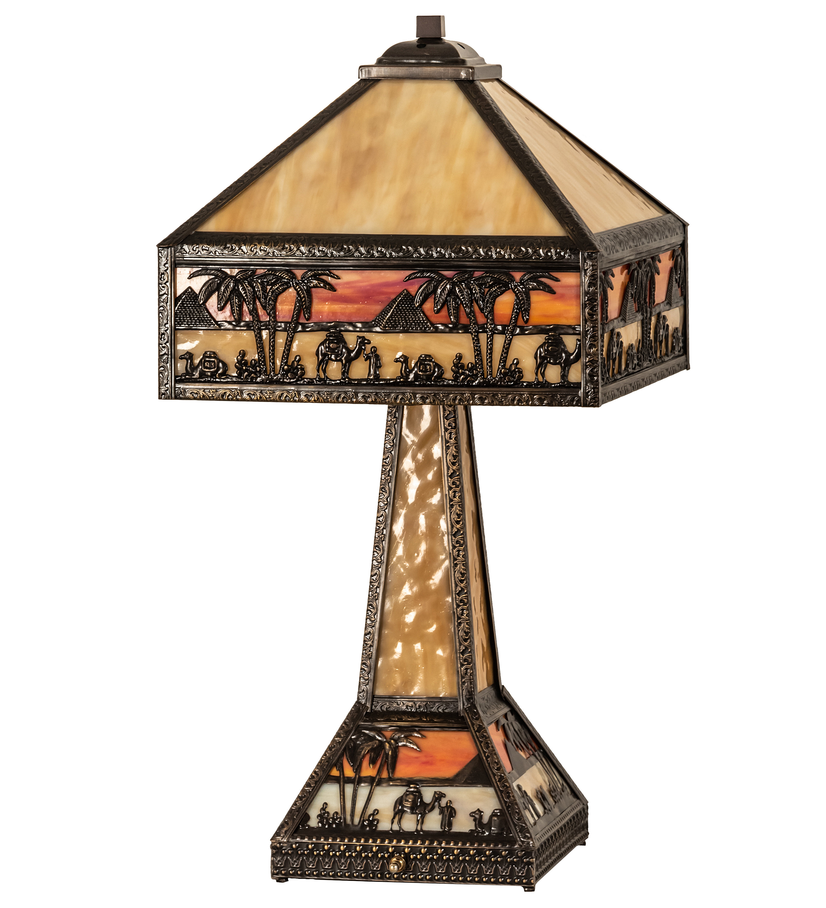 Meyda Lighting 25.5" High Camel Mission Table Lamp - Wayfair Canada