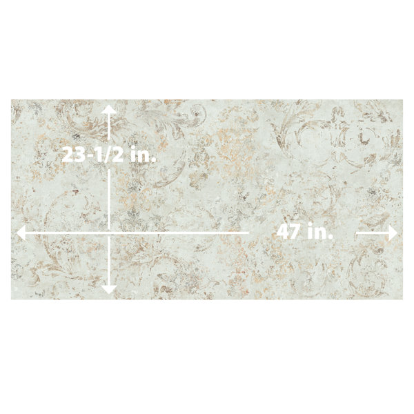 Merola Tile Pictura 23-1/2 In. X 47 In. Porcelain Floor And Wall Tile ...