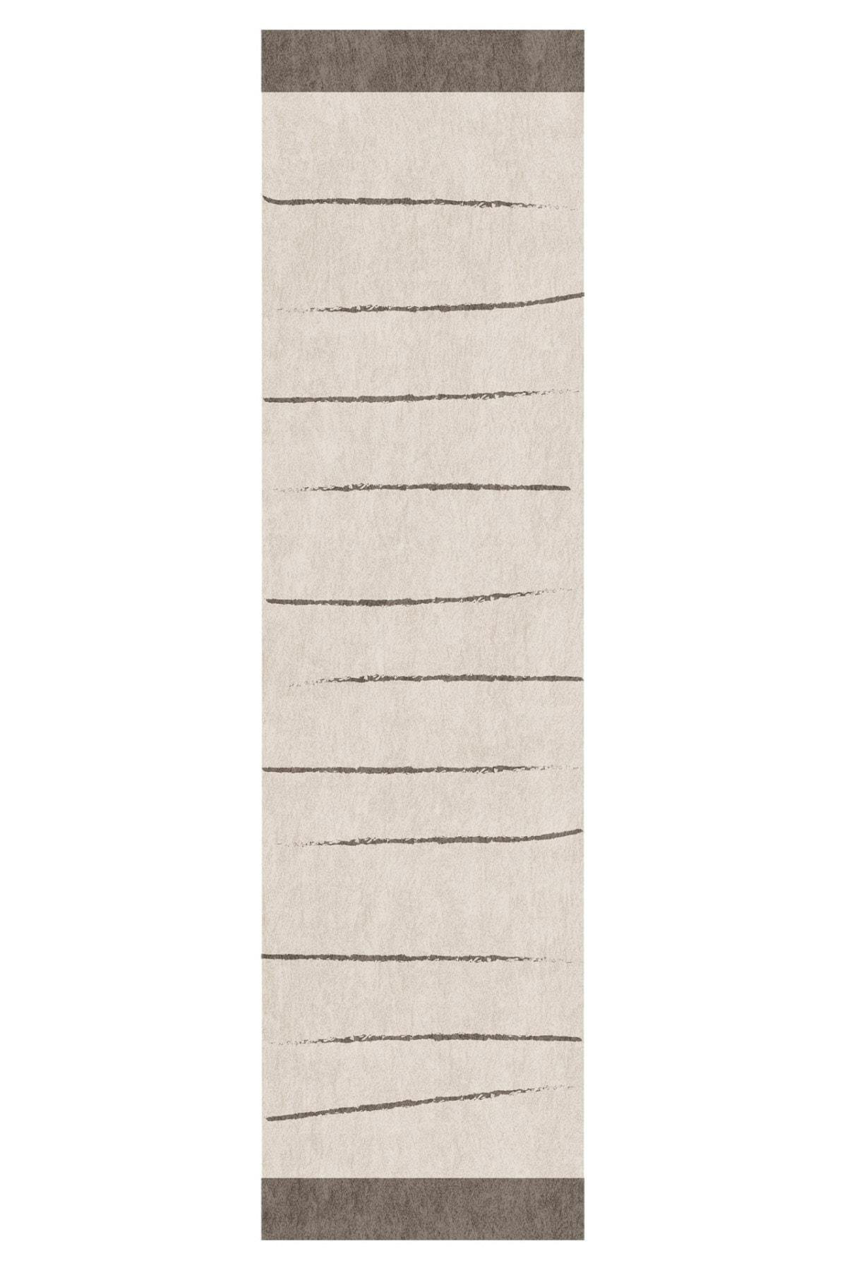 Hokku Designs Digital Non-Slip Washable Modern Striped Living Room Rug ...