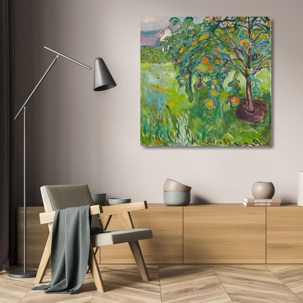 Lark Manor™ "Apple Tree by the Studio" by Edvard Munch - Gallery Wrap ...