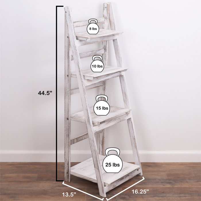 Millwood Pines 16'' W Solid Wood Shelving Unit & Reviews | Wayfair