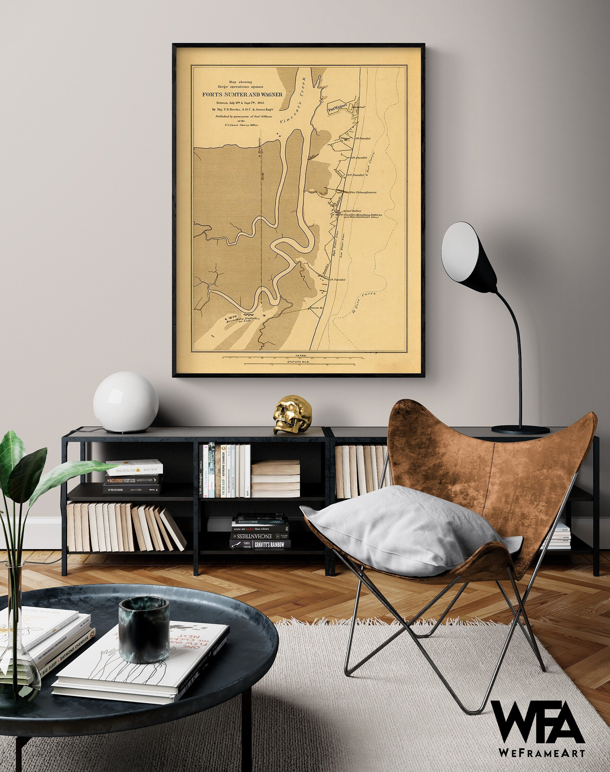 WeFrameArt Fort Sumter And Wagner 1863, Fort Sumter National Monument ...