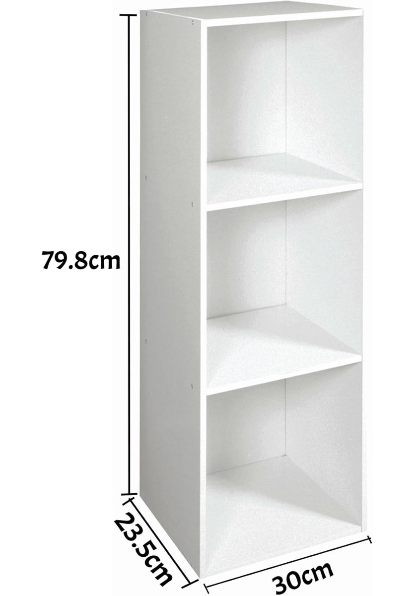17 Stories 3 Tier Cube Unit-white & Reviews | Wayfair.co.uk