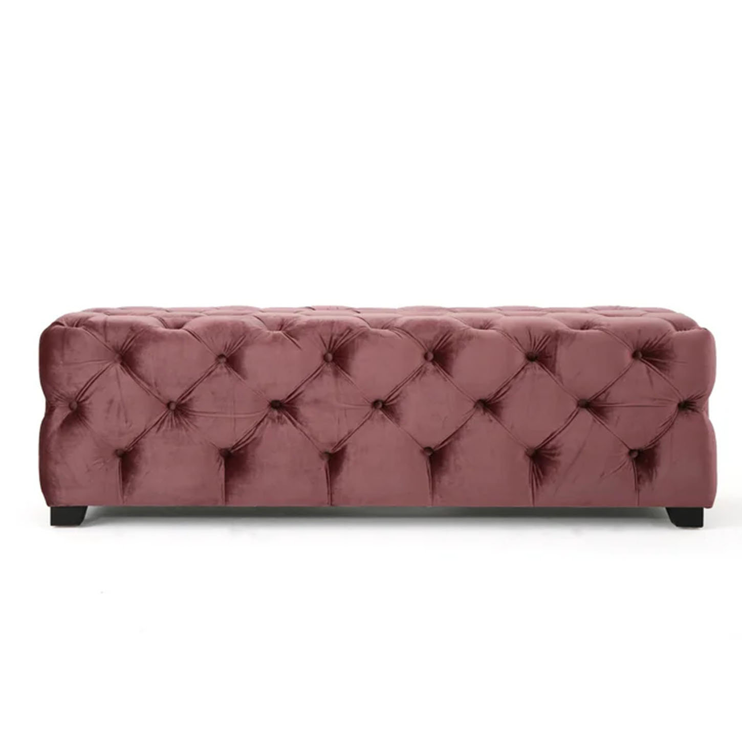 Mercer41 Luxurious Modern Glam Ottoman | Wayfair