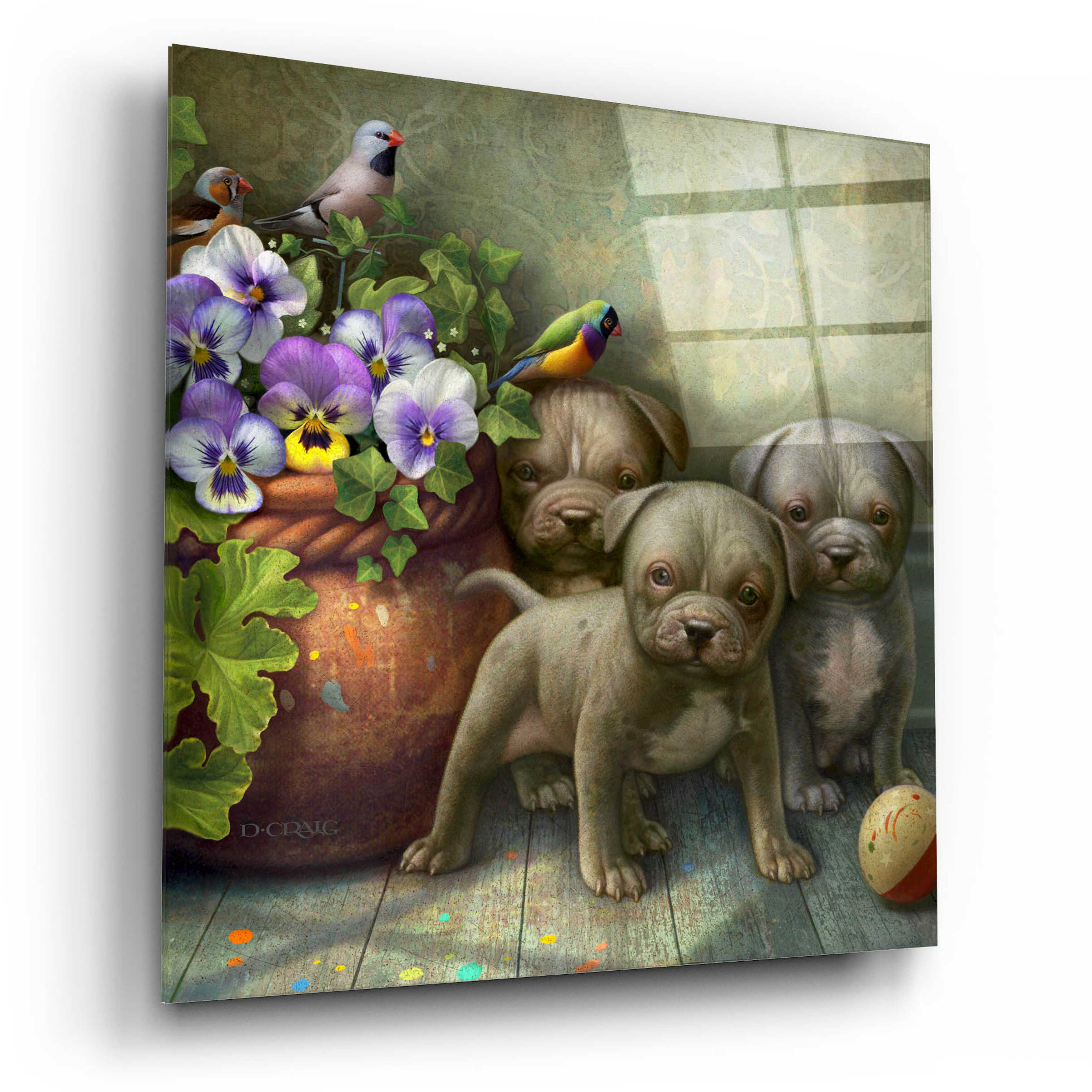 Red Barrel Studio Pit Bull Pups par Dan Craig - Wayfair Canada
