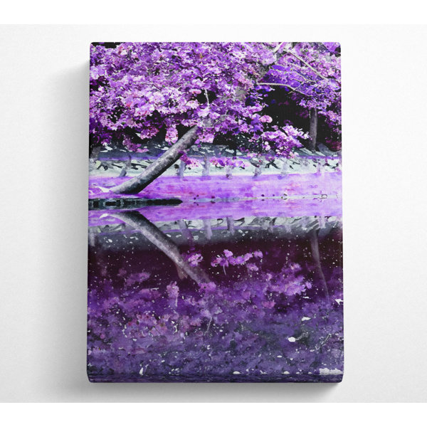 Alpen Home Lilac Walkway - Wrapped Canvas Art Prints | Wayfair.co.uk