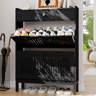 Rebrilliant Shoe Storage Cabinet with 2 Flip Drawer & Top Drawer ...