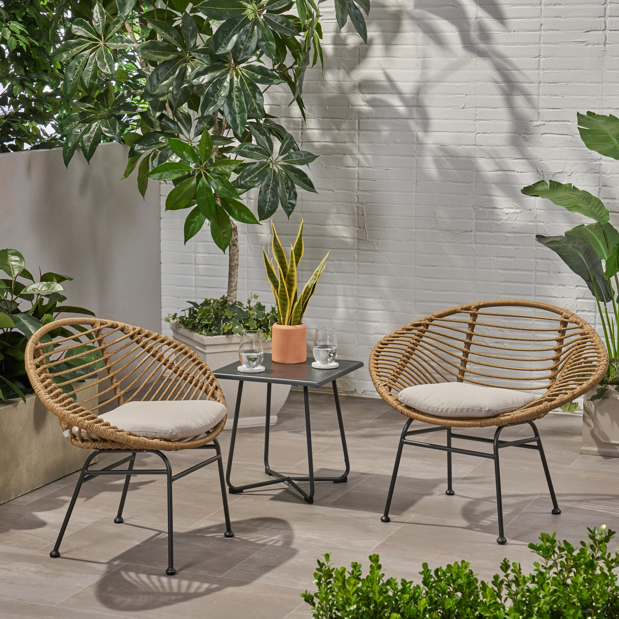 Bayou Breeze Modern Outdoor Chair | Wayfair