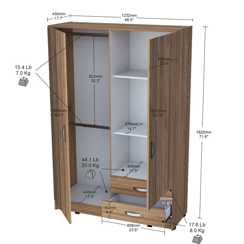 Latitude Run® Armoire | Wayfair