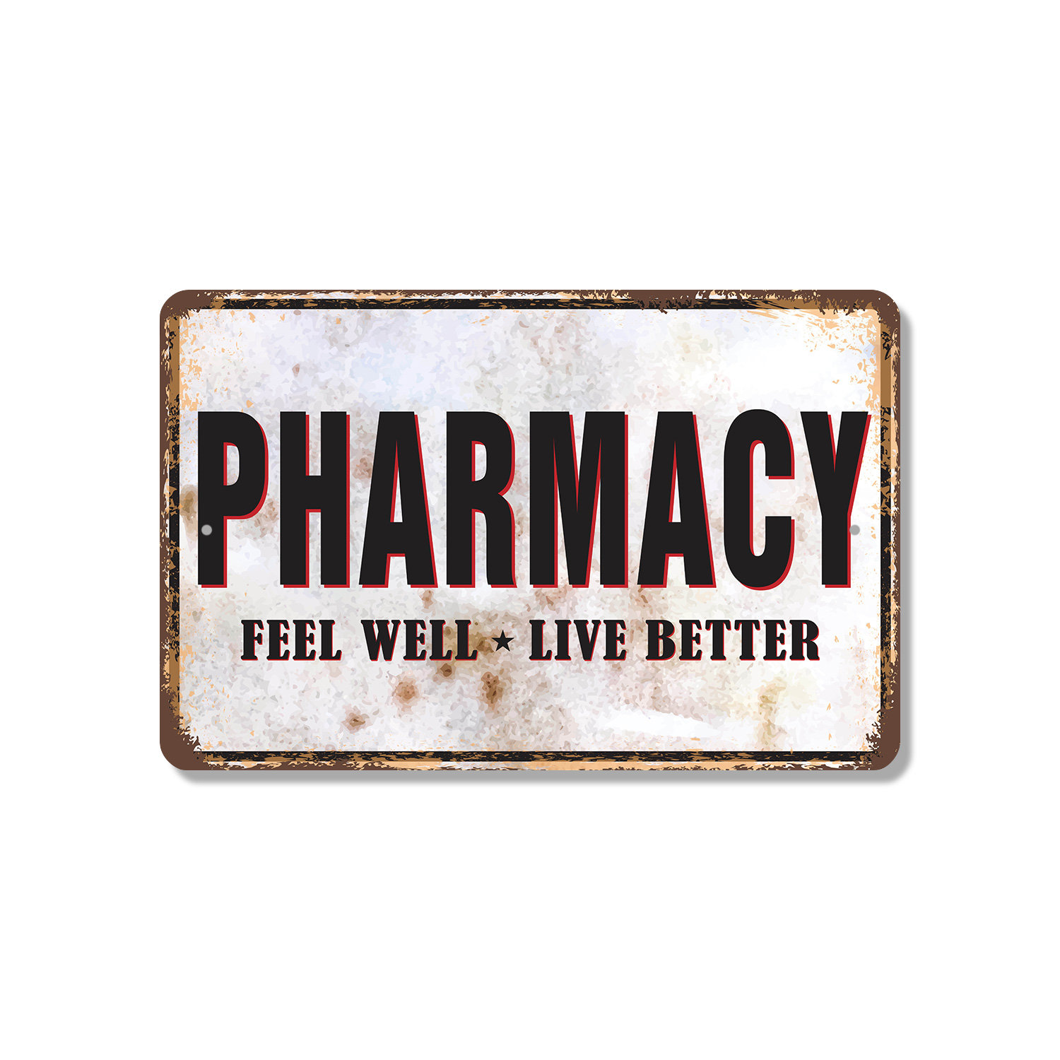 SignMission Pharmacy Street (2 Pack) 8 Inch x 12 Inch Plastic Sign ...