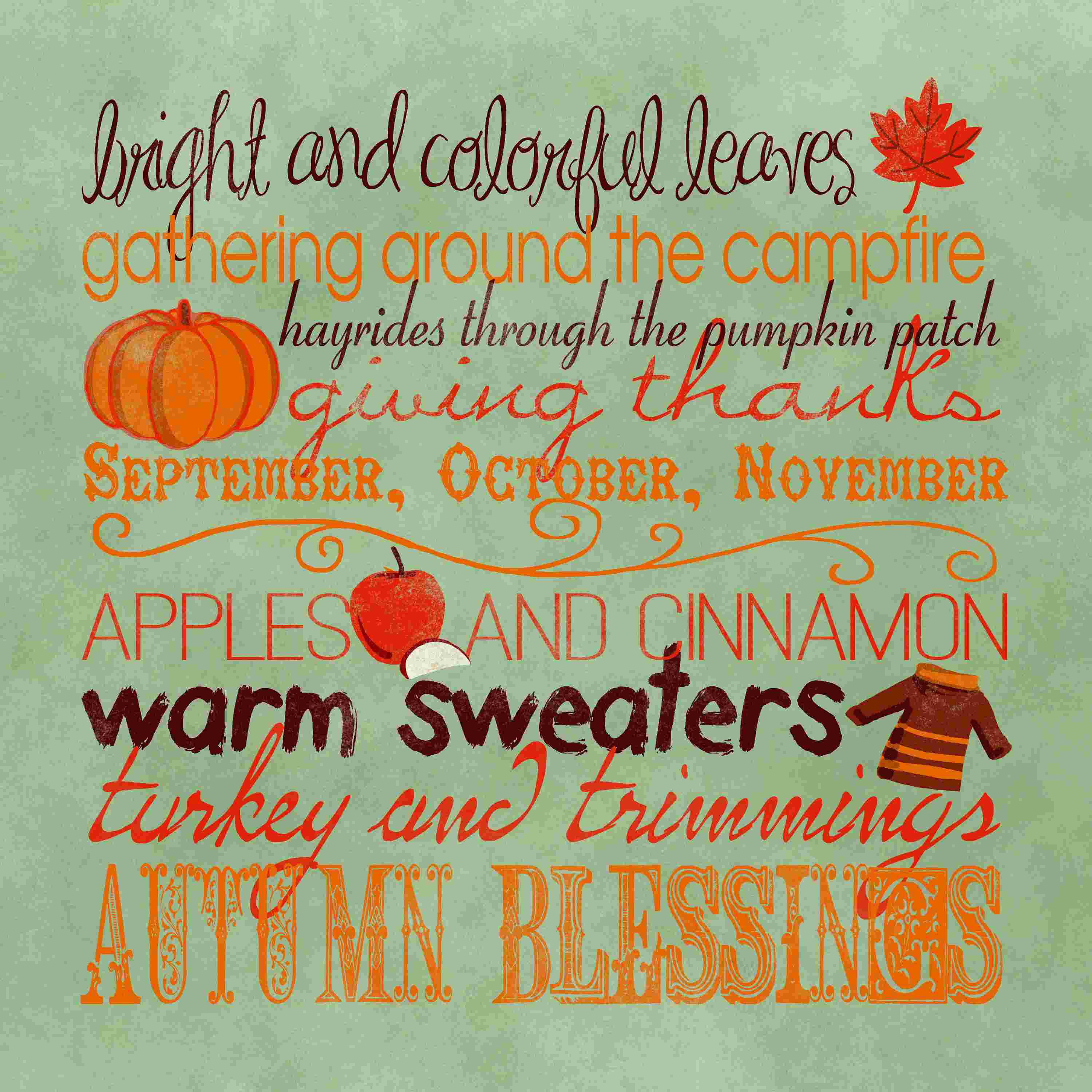 The Holiday Aisle® Fall Words 3 - Wayfair Canada