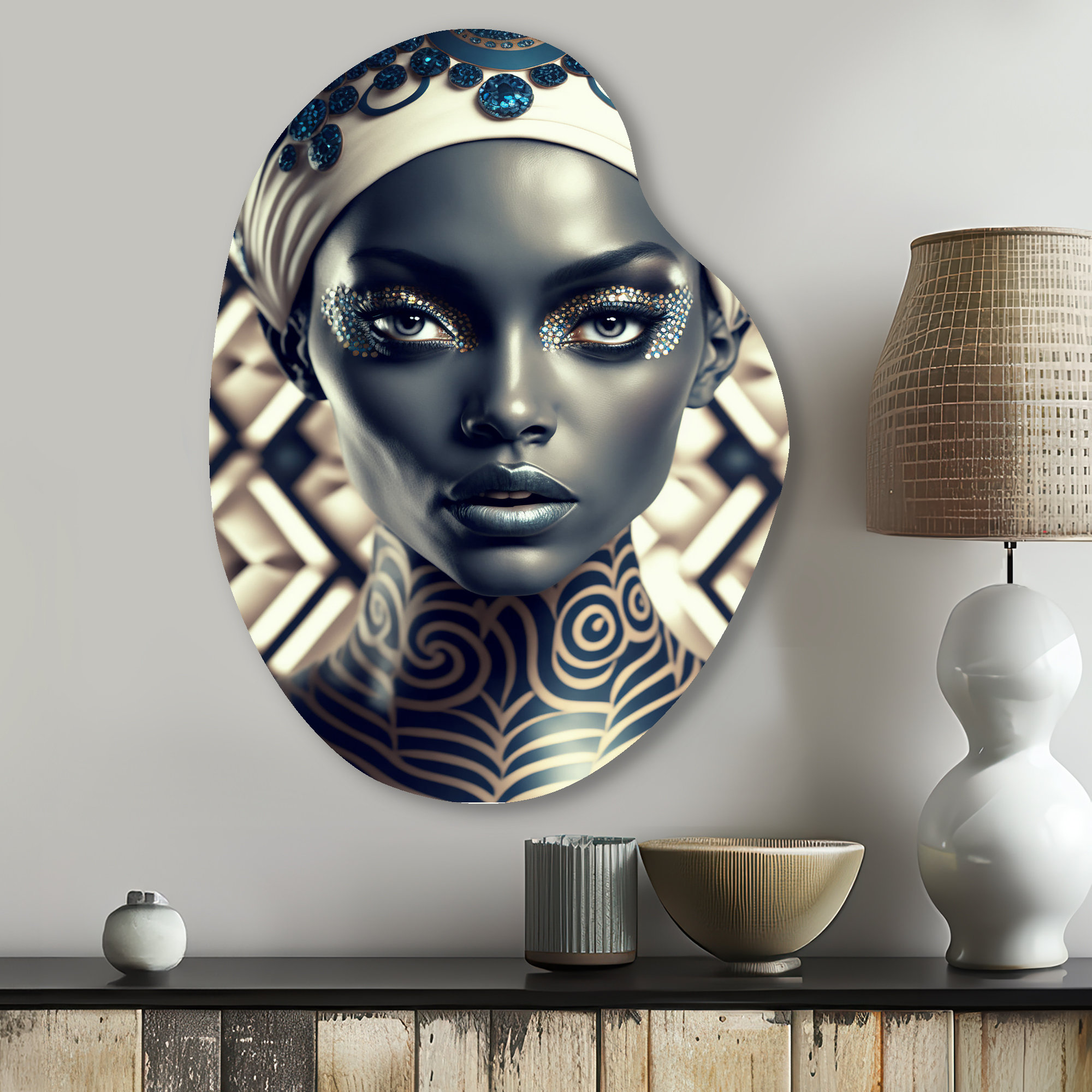 Latitude Run® Beautiful Contemporary African Retro Woman I - African ...