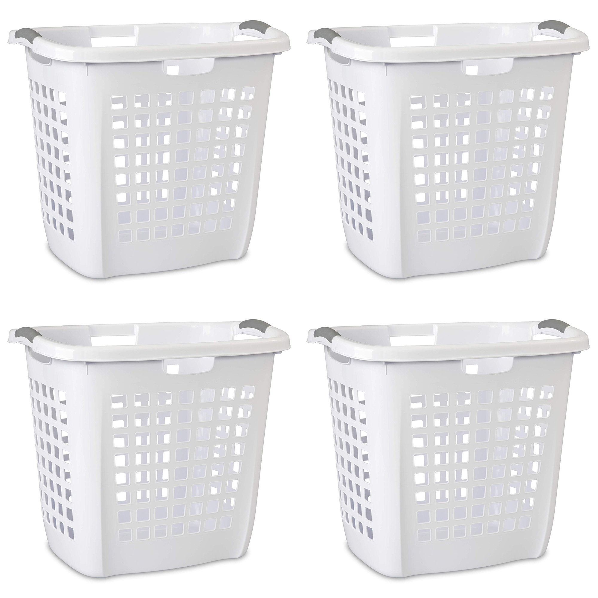 Sterilite Ultra Easy Carry Laundry Hamper, Comfort Handles to Easily ...