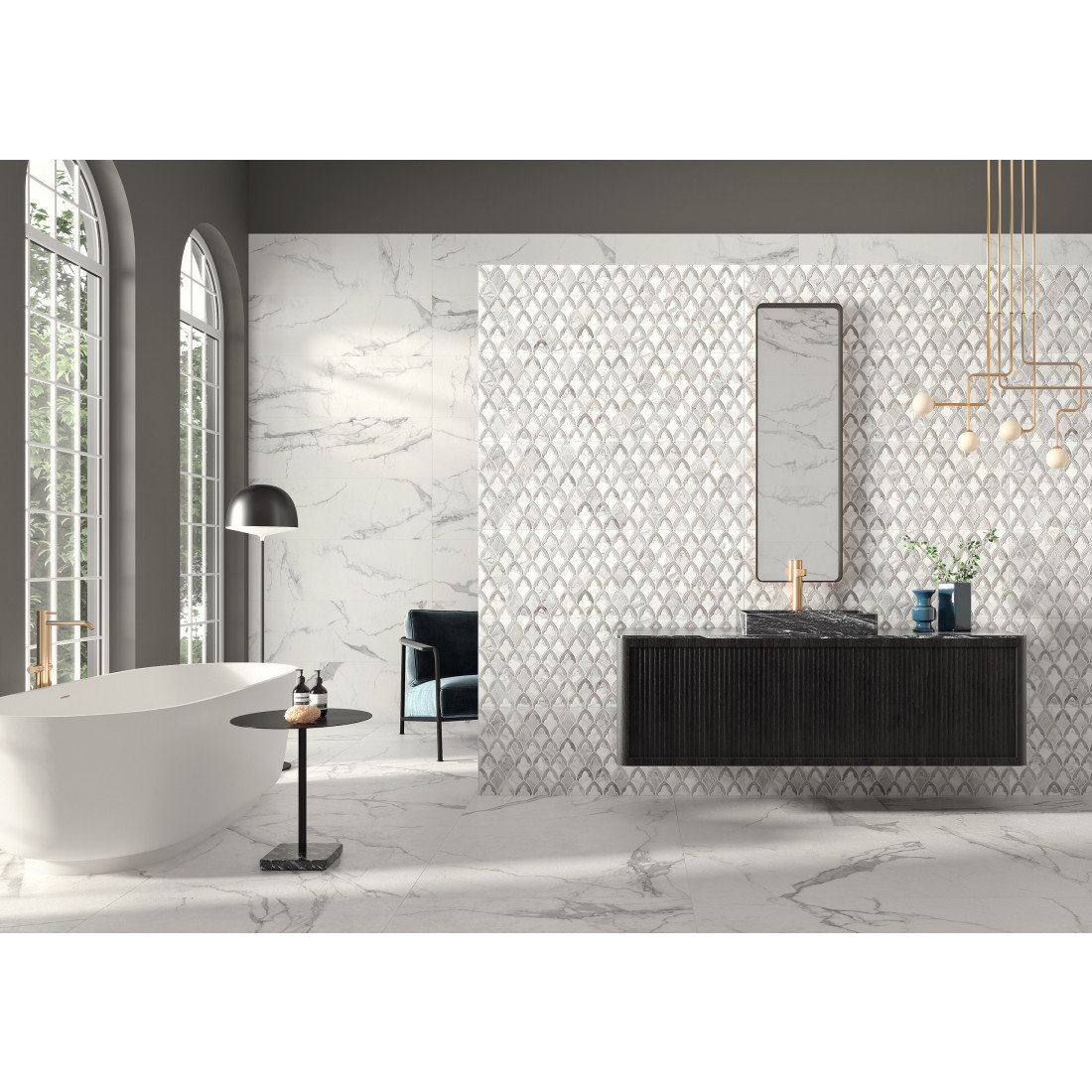 Emser Tile Marquesa 15.67" x 47.17" Ceramic Patterned Tile | Perigold