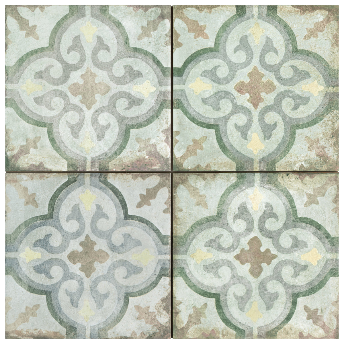 Merola Tile DAnticatto Decor Palazzo 9" x 9" Porcelain Wall & Floor ...