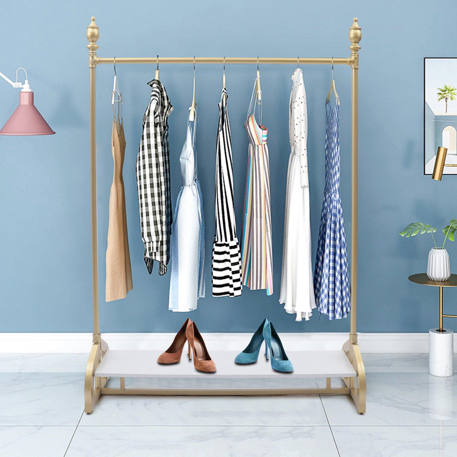 Rosdorf Park Modern Clothes Rack Retail Display Clothes Rack ...