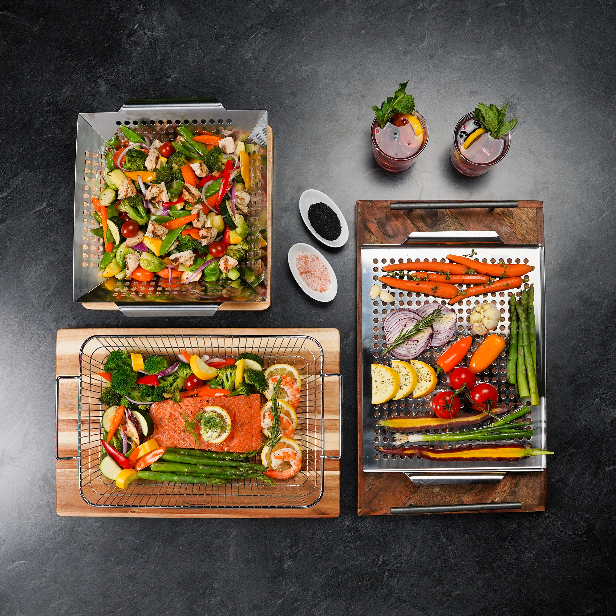 Mr. Bar-B-Q Stainless Steel BBQ Topper | Wayfair