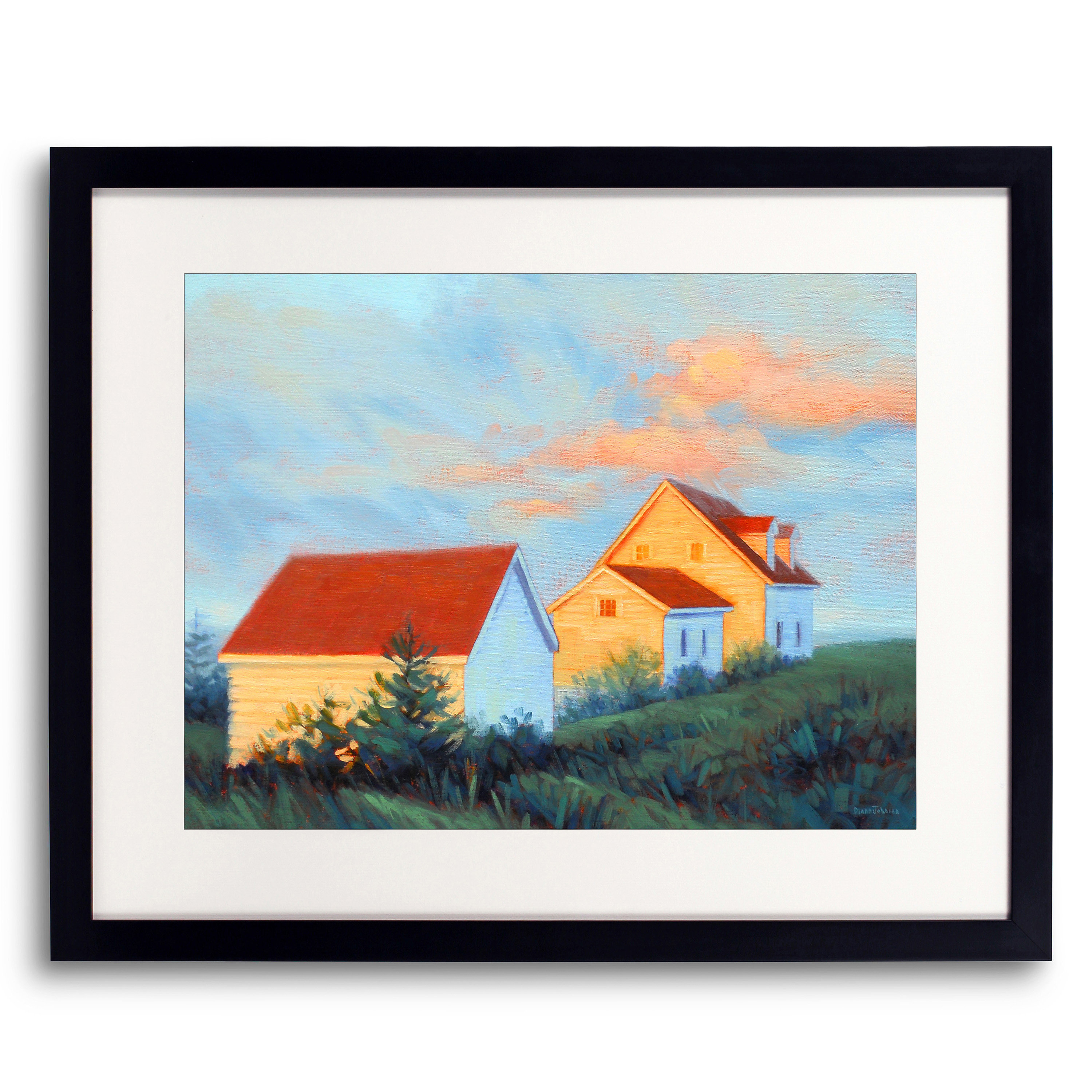 Made & Curated Red Sky Sunrise By Diana Johnson | Wayfair