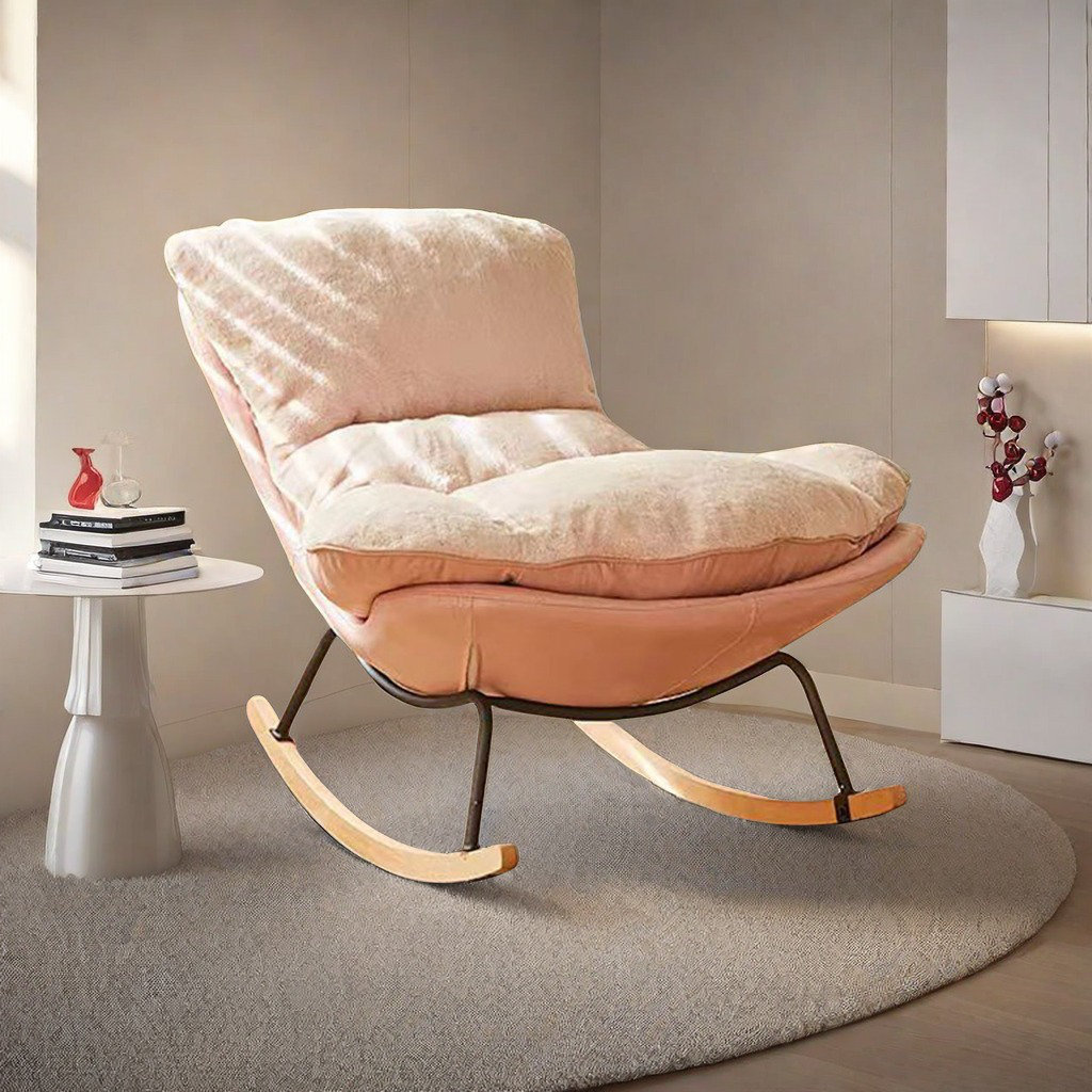 Comfort Zone Furniture.e Light Luxury Rocking Chair Home Lazy Sofa ...