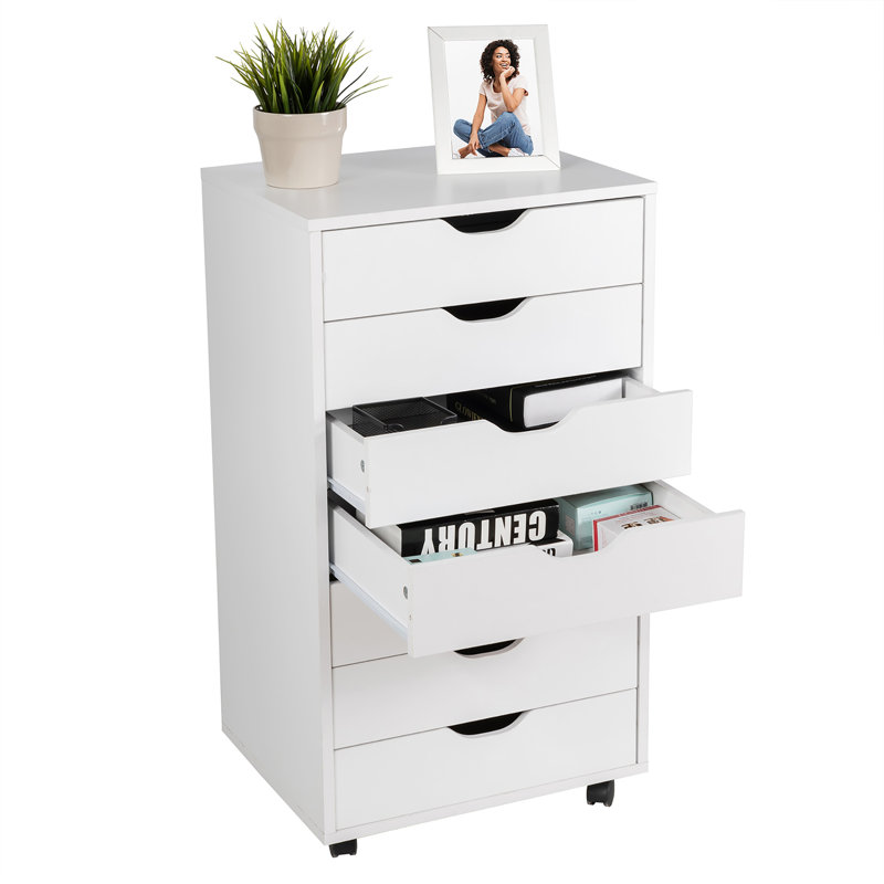 The Twillery Co.® 7 Drawer Rolling Storage Chest & Reviews | Wayfair