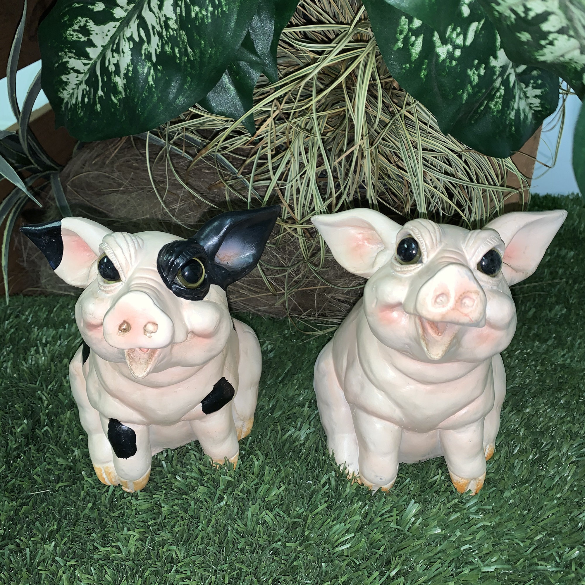 HomeStyles Country Critters Pigs "Priscilla & Purdy" Whimsical Garden 2 ...