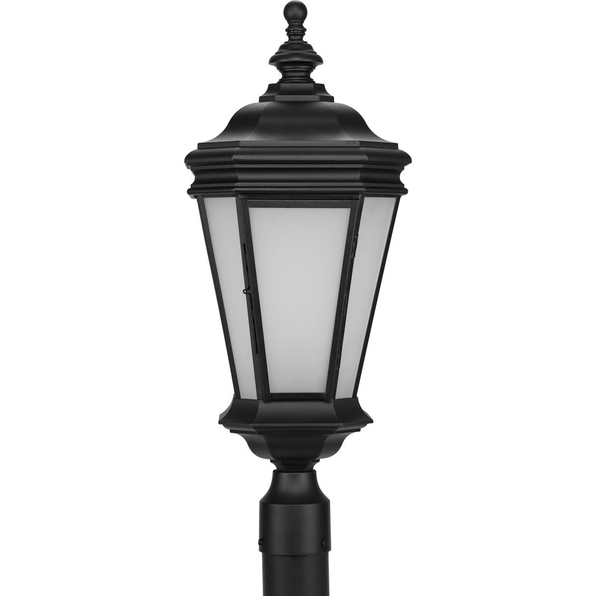 Red Barrel Studio® One-Light Traditional Etched Glass Outdoor Post ...