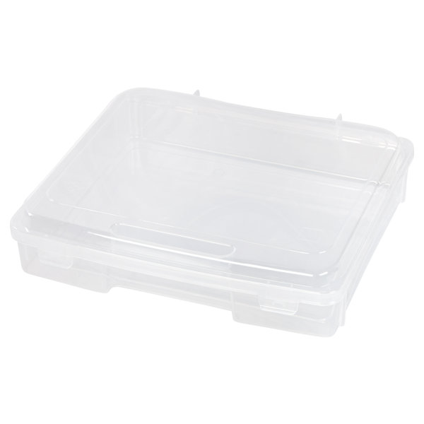 IRIS Clear Plastic Project Organizer Storage Container - Medium ...