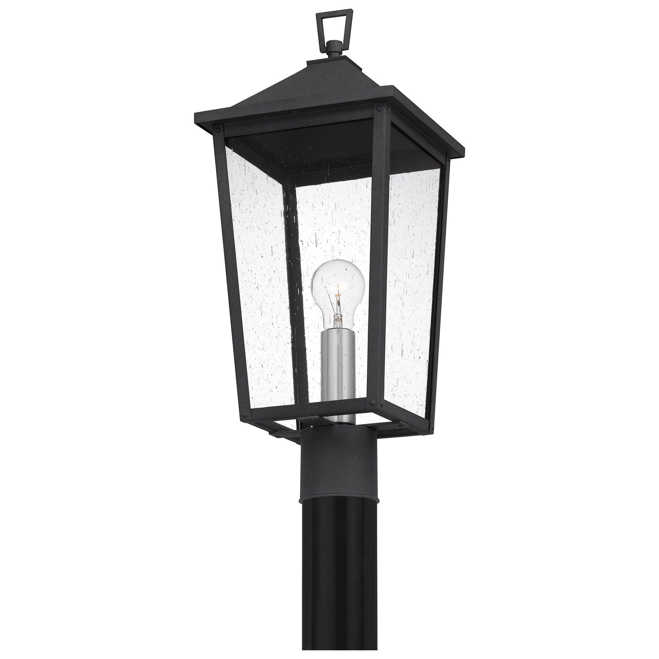 Lark Manor™ Aspendale Mottled Black 1 -Light 22" H Hardwired Lantern ...