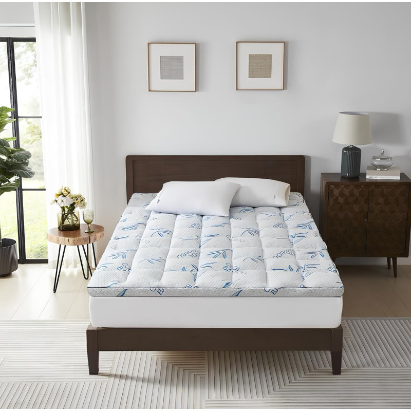 Alwyn Home Arendt Rayon from Bamboo Mattress Topper, Extra Thick ...