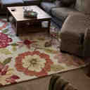 Red Barrel Studio® Leroi Floral Handmade Tufted Red/Pink Area Rug ...