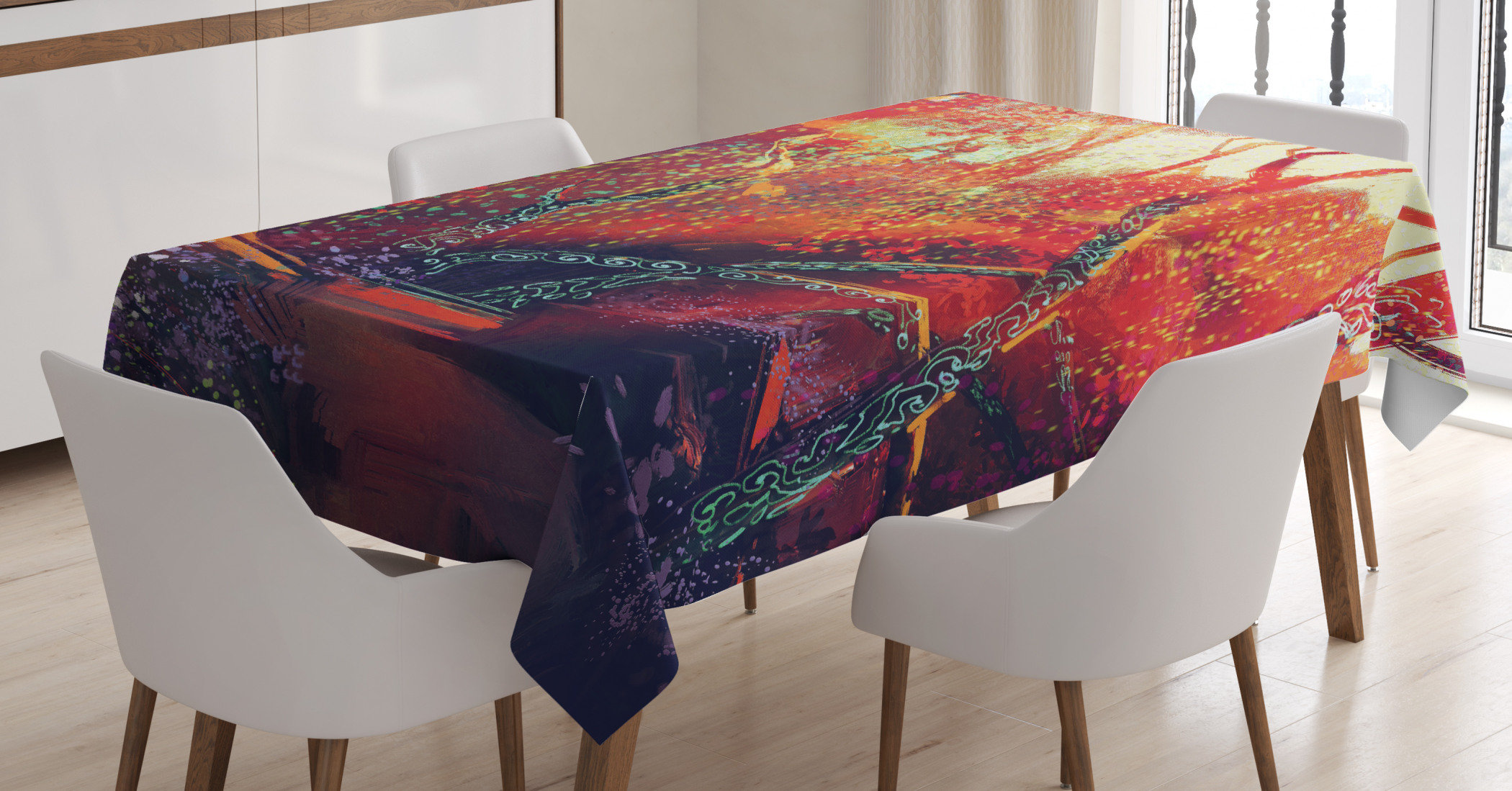 East Urban Home Decorative Tablecloth | Wayfair