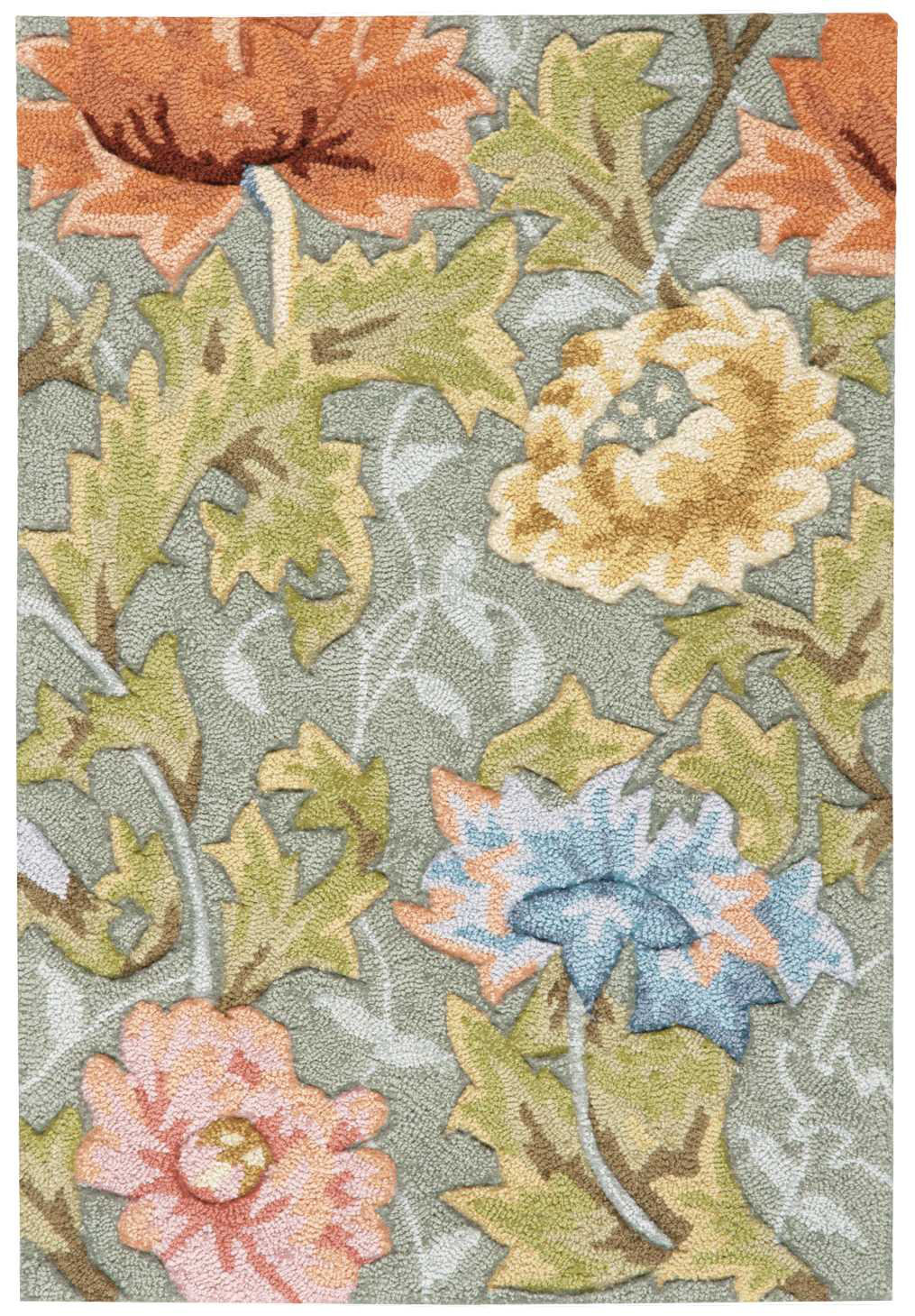 Red Barrel Studio® Hand Hooked Floral Rug | Wayfair