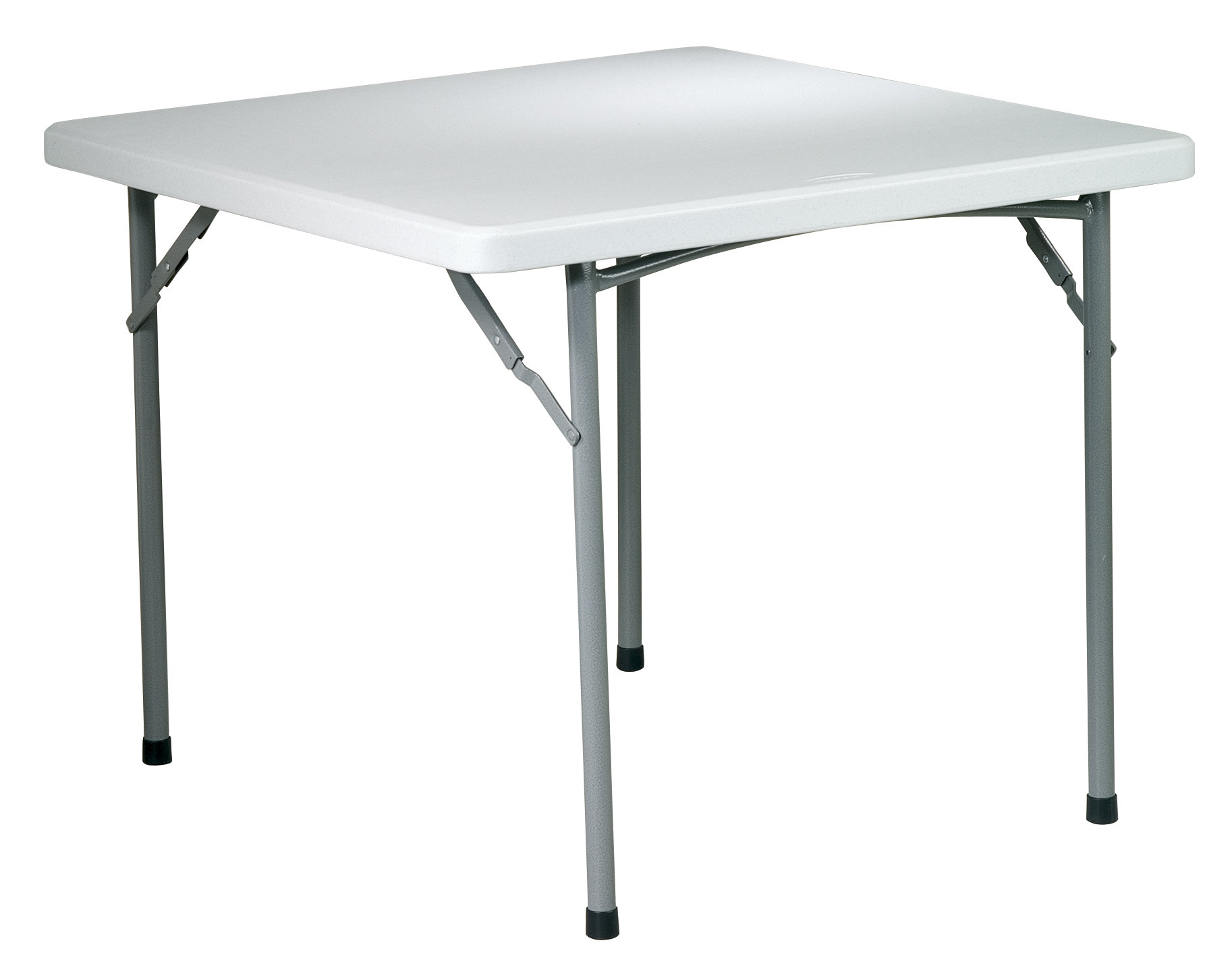 Office Star Products 36" Plastic Square Portable Folding Table ...