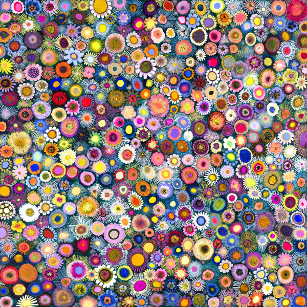 Bungalow Rose Flower Couture by Eli Halpin - Wrapped Canvas Painting ...