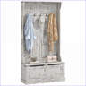 One Allium Way Coat Racks 3-in-1 Entryway Hall Tree with Storage Bench ...