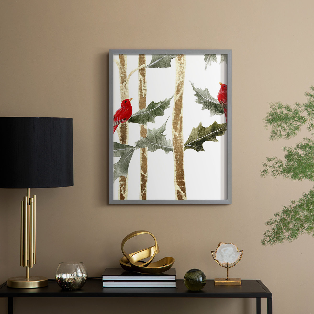 The Holiday Aisle® Christmas Holiday Art CCLIX Framed Print - Solid ...