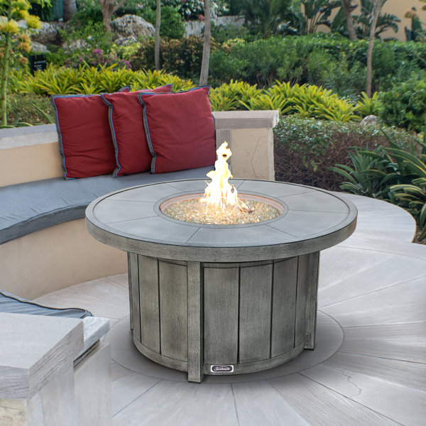 Sunbeam Boa Aluminum Propane/natural Gas Fire Table & Reviews | Wayfair