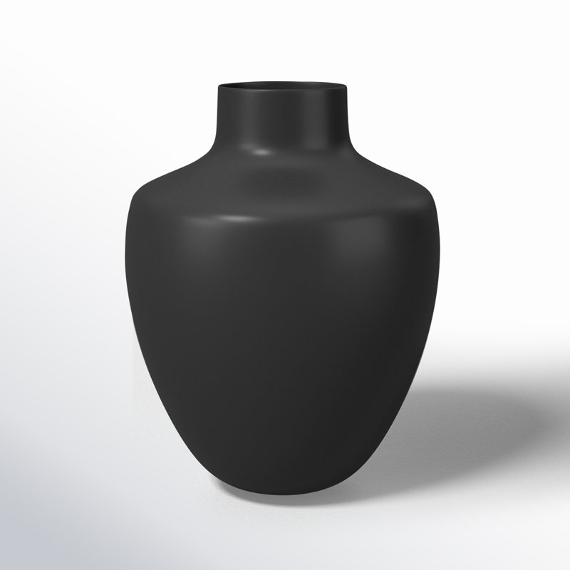 AllModern Mable Black 13.45'' Table Vase & Reviews | Wayfair