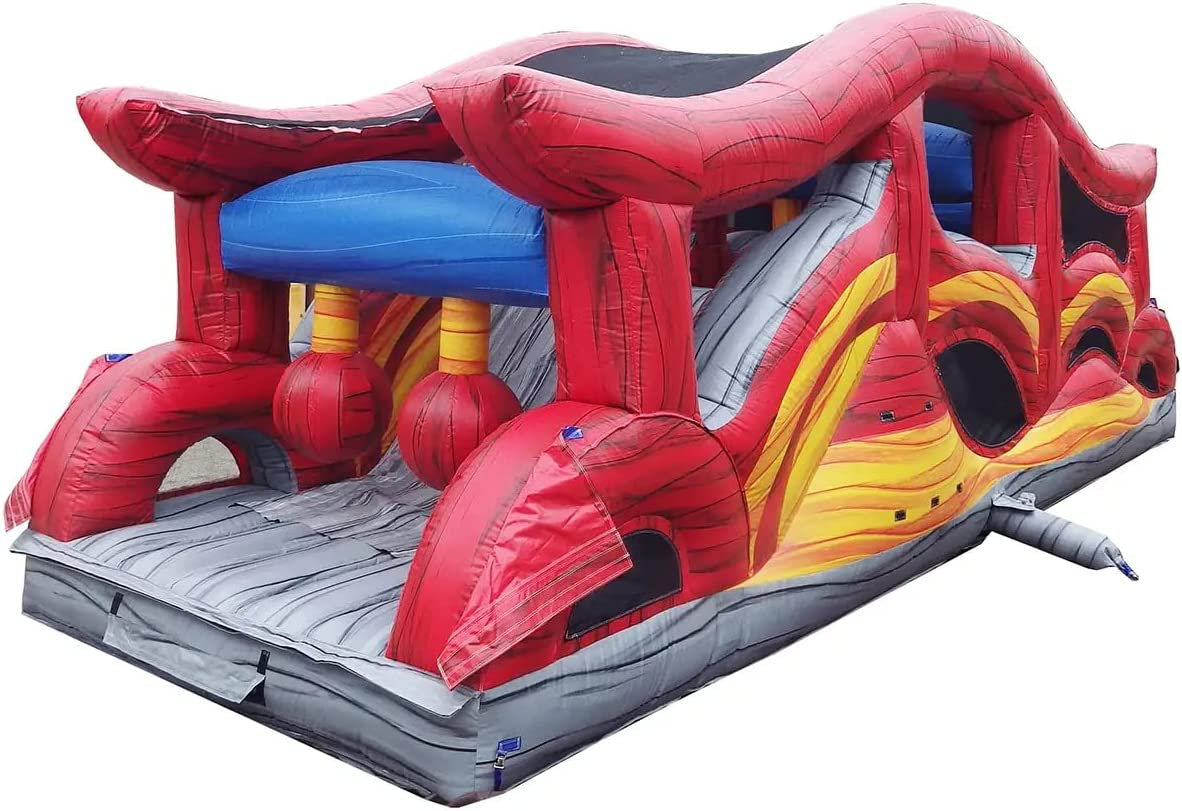 JumpOrange Shadow Obstacle Course Bounce House for Kids and Adults ...