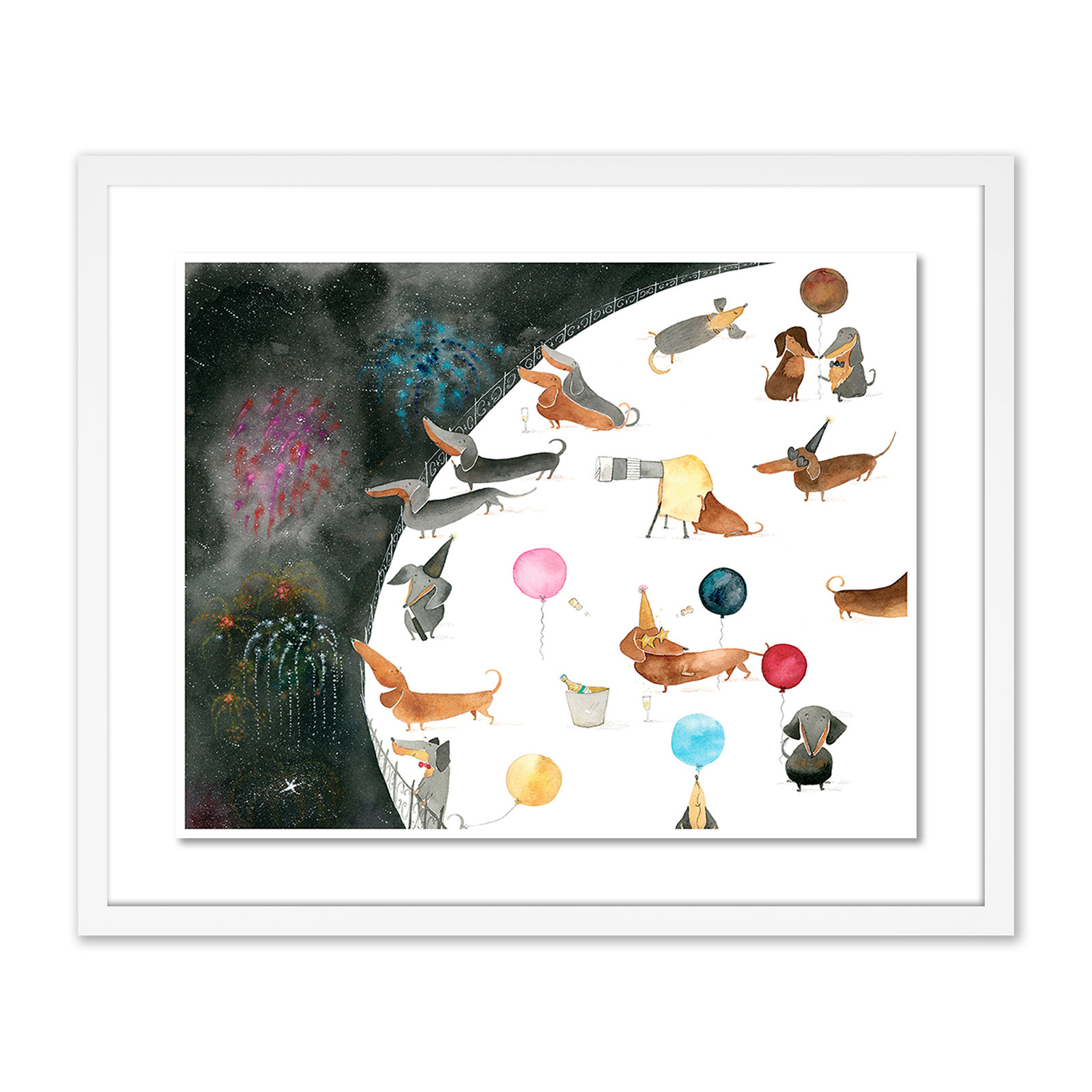 Four Hands Art Studio Dox Soiree by Jess Engle - Picture Frame Painting ...