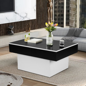 Ebern Designs Modo Extendable Block Coffee Table with Storage & Reviews ...