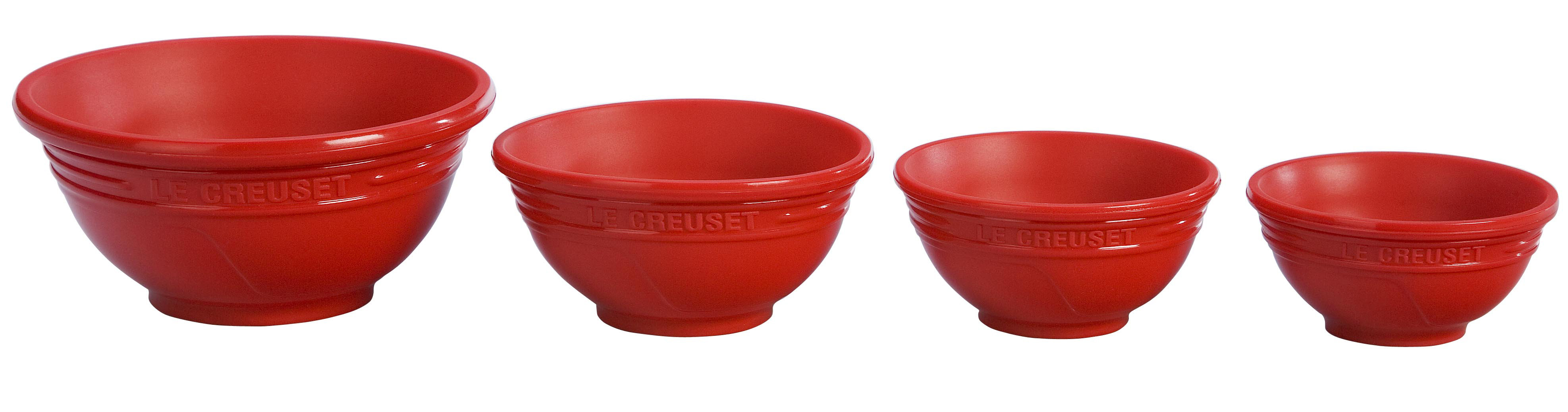 Le Creuset Silicone 4 Piece Prep Bowl Set & Reviews | Wayfair