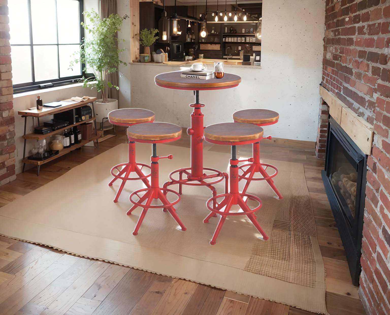 Williston Forge Katyra Round 23.62'' Restaurant Dining Set | Wayfair