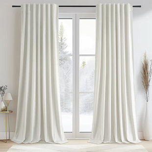 White Curtains & Drapes You'll Love | Wayfair