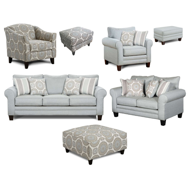Red Barrel Studio® Grande Mist Living Room Set & Reviews | Wayfair