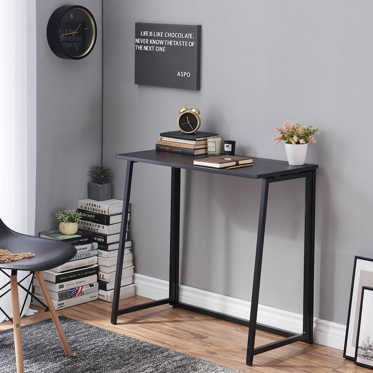 Hykkon Nixon Metal Base Writing Desk & Reviews | Wayfair.co.uk