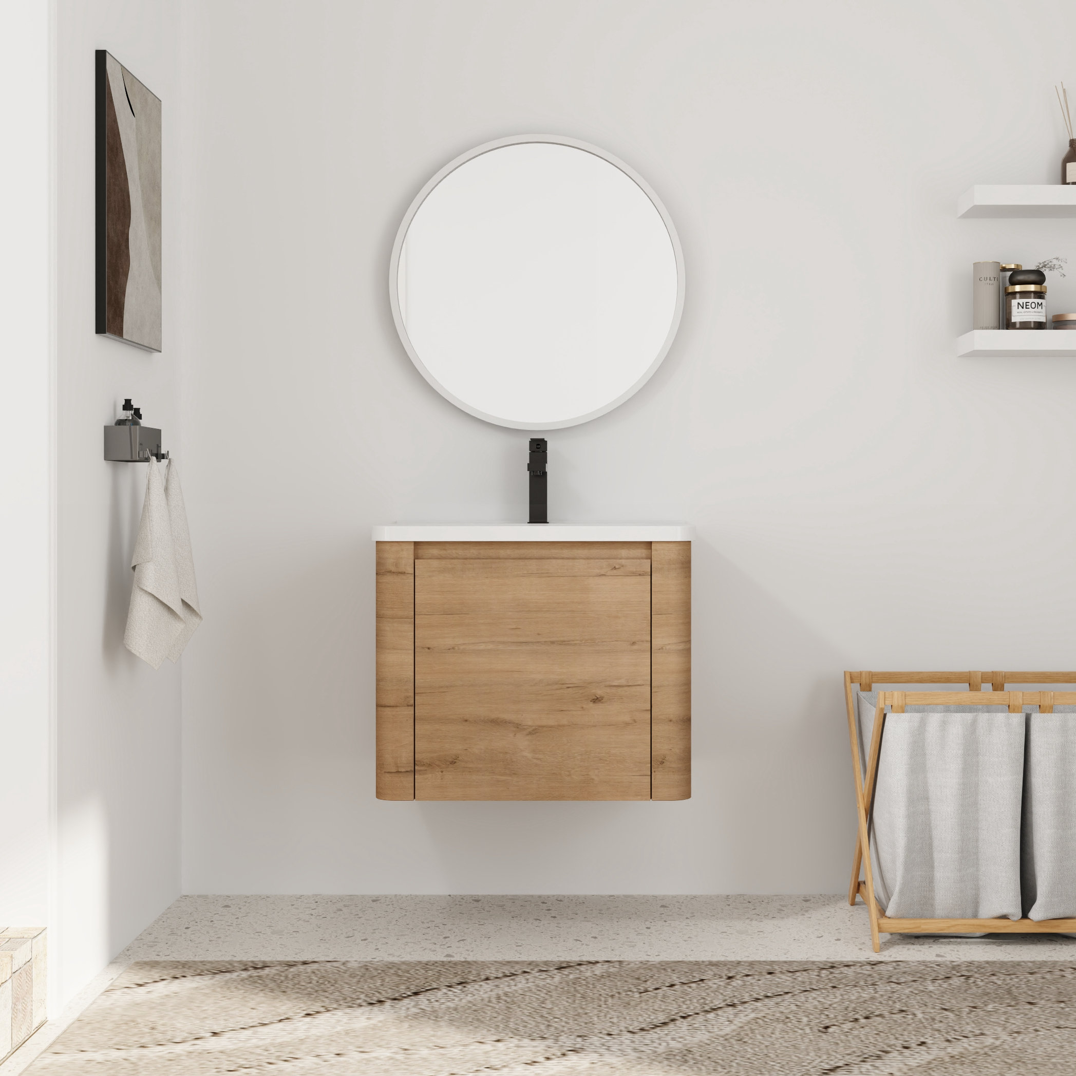 Union Rustic Single Bathroom Vanity with Ceramic Top - Wayfair Canada